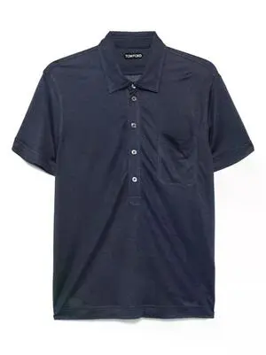 TOM FORD Slub-texture Polo Shirt