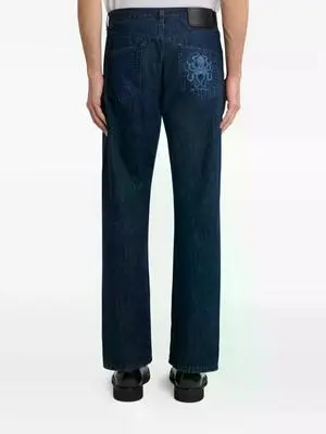Etro Octopus-embroidered Jeans