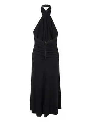 Elisabetta Franchi Halterneck Ruched Dress