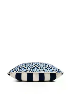La DoubleJ Printed Cushion - Blue