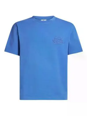 Etro Logo-embroidered T-shirt
