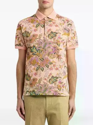 Etro Printed Cotton Polo Shirt