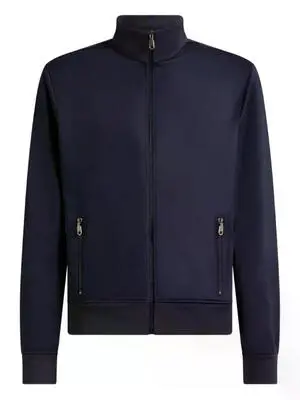 Etro Logo-print Zip-up Sweatshirt