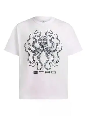 Etro Logo-print T-shirt - White