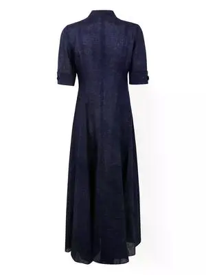Emporio Armani Linen Midi Dress