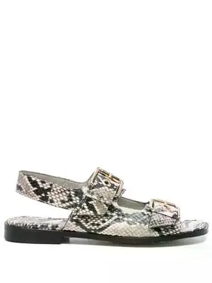 PEDRO MIRALLES Python-print Sandals