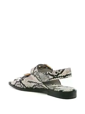PEDRO MIRALLES Python-print Sandals