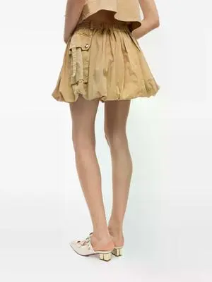 GANNI Washed Skirt - Neutrals