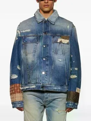 Amiri Ma Quad Patchwork Denim Jacket