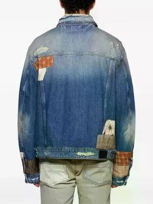 Amiri Ma Quad Patchwork Denim Jacket
