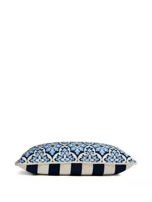 La DoubleJ Printed Cushion - Blue