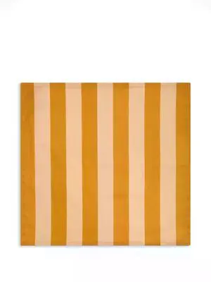 La DoubleJ Contrada-print Napkin (set Of Two) Orange