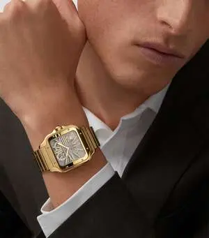 Cartier Santos De Skeleton Watch