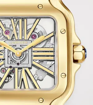 Cartier Santos De Skeleton Watch