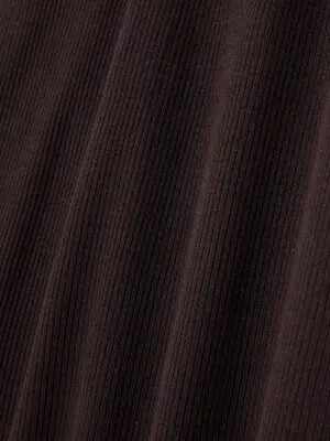 LESET Rozzi Layered Ribbed Jersey Midi Dress