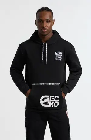 ECKO UNLTD. Easygoing Printed Hoodie - Black