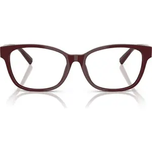 Tiffany & Co. 55mm Pillow Eyeglasses - Burgundy / Demo Lens
