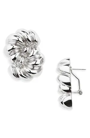 JULIETTA Loulou Stud Earrings - Silver