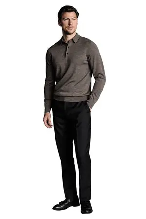 CHARLES TYRWHITT Slim Fit Natural Stretch Twill Suit Pants