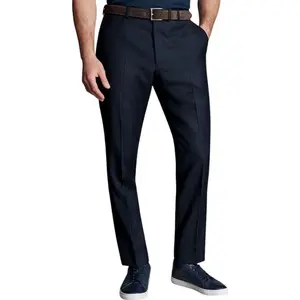 CHARLES TYRWHITT Slim Fit Natural Stretch Twill Suit Pants - Navy