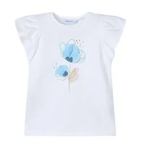 MAYORAL Floral T-shirt - Ivory