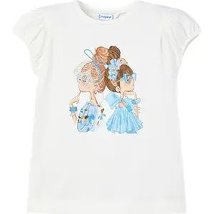 MAYORAL Twin Couture T-shirt - Blue