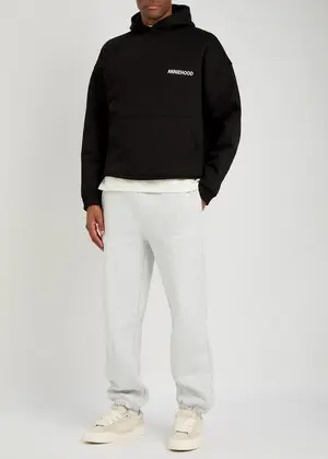 ANNIE HOOD Logo Cotton Sweatpants
