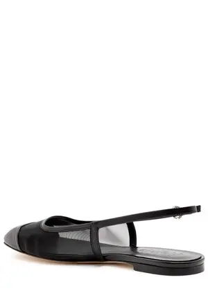 AeydĒ Geraldine Mesh Slingback Ballet Flats