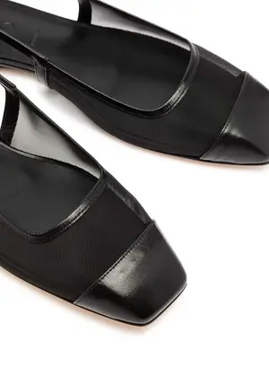 AeydĒ Geraldine Mesh Slingback Ballet Flats