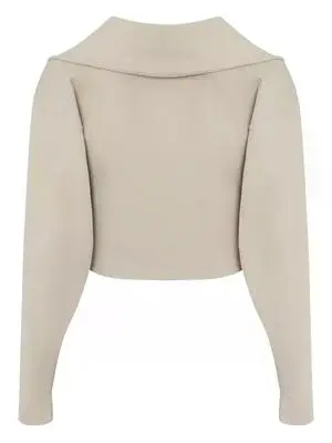 GLORIA COELHO Spread-collar Jumper