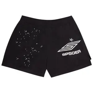 SP5DER Pro Double Layer Short - Black