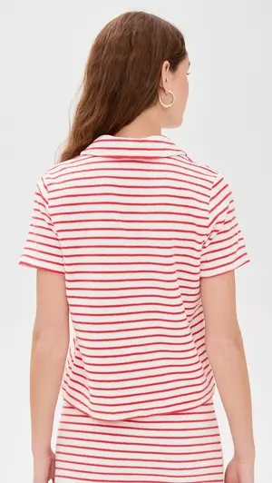 Rails Naveli Striped Polo Tee