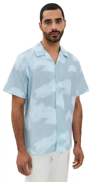 Paul Smith Palm Shirt - Light Blue