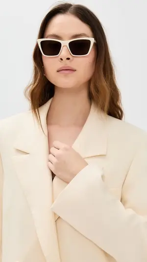 Saint Laurent Mica Thin Sunglasses