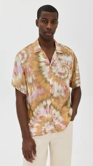 BATHER Calypso Swirl Camp Shirt