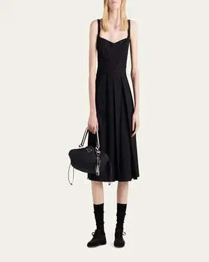 Prada Fit-and-flare Sleeveless Dress