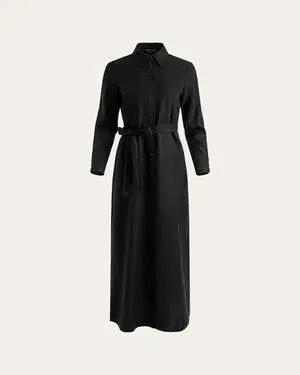 Alice + Olivia Chassidy Maxi Shirt Dress