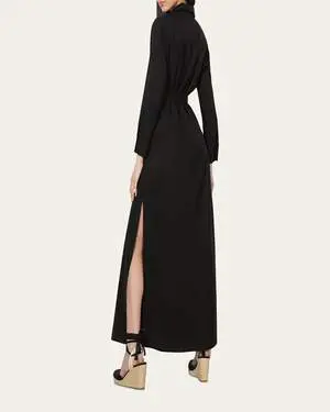 Alice + Olivia Chassidy Maxi Shirt Dress