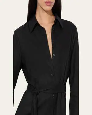 Alice + Olivia Chassidy Maxi Shirt Dress
