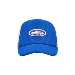 CORTEIZ Short Peak Trucker Cap - Blue