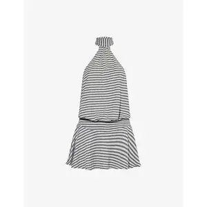 Jaded London Enya D Woven Mini Dress - Stripe | Editorialist