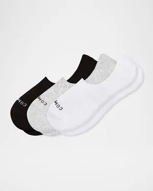 Comrad Comrad 3-Pack No-Show Socks - Neutral