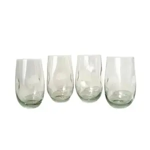 MBARE Dented Water Glass 500ml/17 Oz