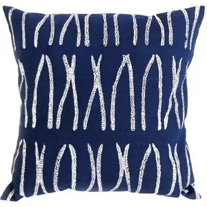 MBARE Sadza Lines Pillow Covertuareg 18" - Indigo