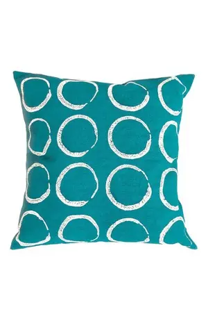 MBARE Sadza Circles Pillow Coverseychelles 18' - Teal