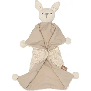CRANE BABY Organic Cotton Lovey Baby Blanket - Beige