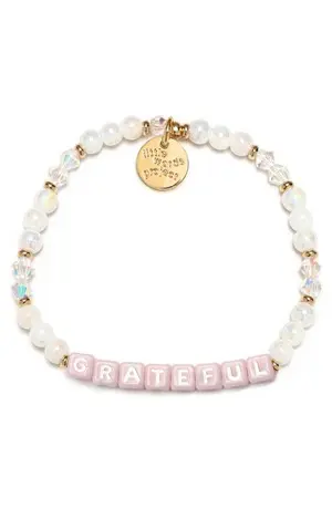 Little Words Project Faux Pearl Bracelets