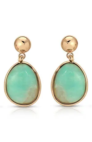 Ettika Amazonite Orb Drop Earrings