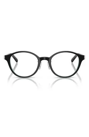 Tiffany & Co. 48mm Round Eyeglasses - Black On Tiffany Blue