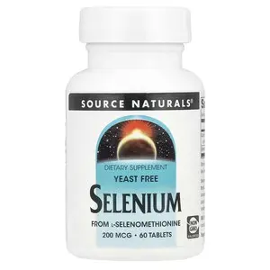 SOURCE NATURALS Selenium Yeast Free 60 Tablets - One-color
